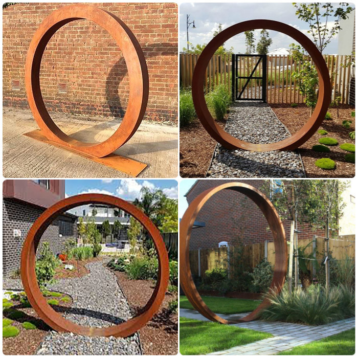 Enhance Your Garden with a Corten Steel Moon Gate