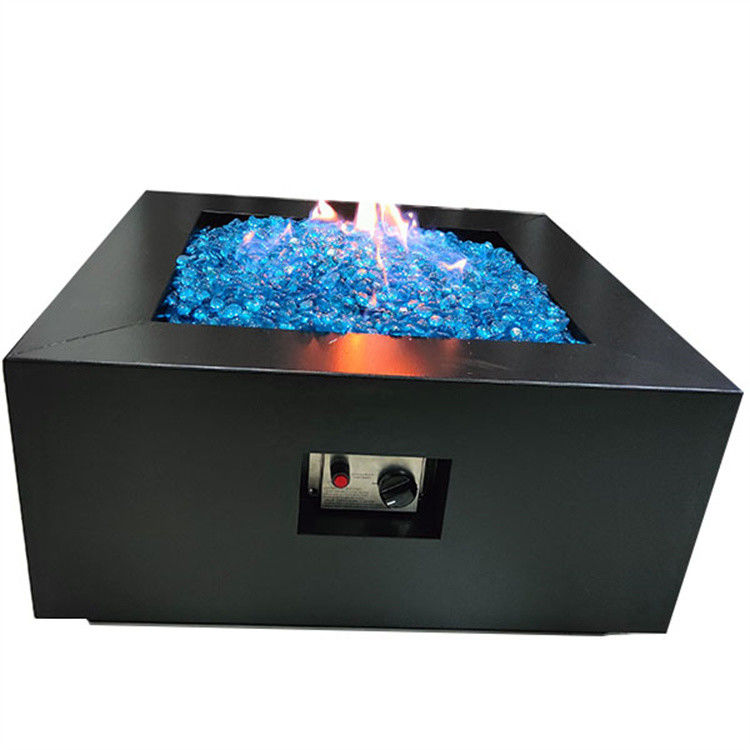 Outdoor Corten Steel Firepit Propane Fire Pit Set Burner Natrual Gas ...