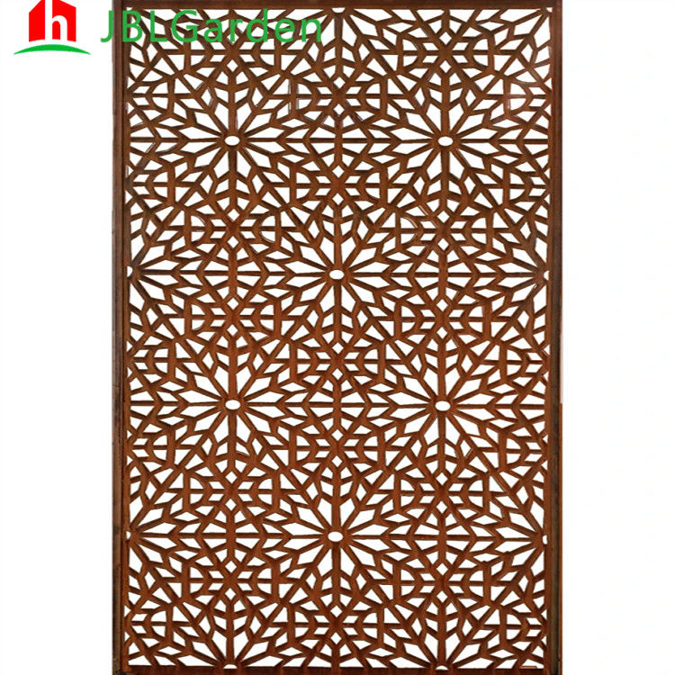 900*1800mm Corten Decorative Panels Outdoor Laser Cut Metal Privacy ...