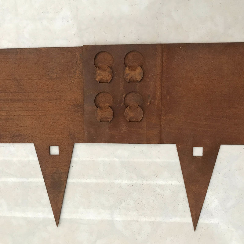 1000mm long Corten Steel Lawn Edging Rust Like Rusted Metal Garden Edging