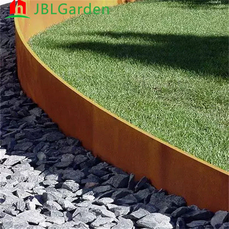 Wear Resistance 1.6mm Corten Steel Lawn Edging Rusted Metal Landscape ...